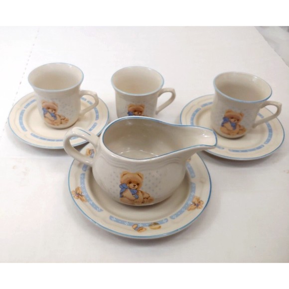 Tienshan | Dining | Vtg Tienshan Theodore Teddy Bear Dish Set Country ...